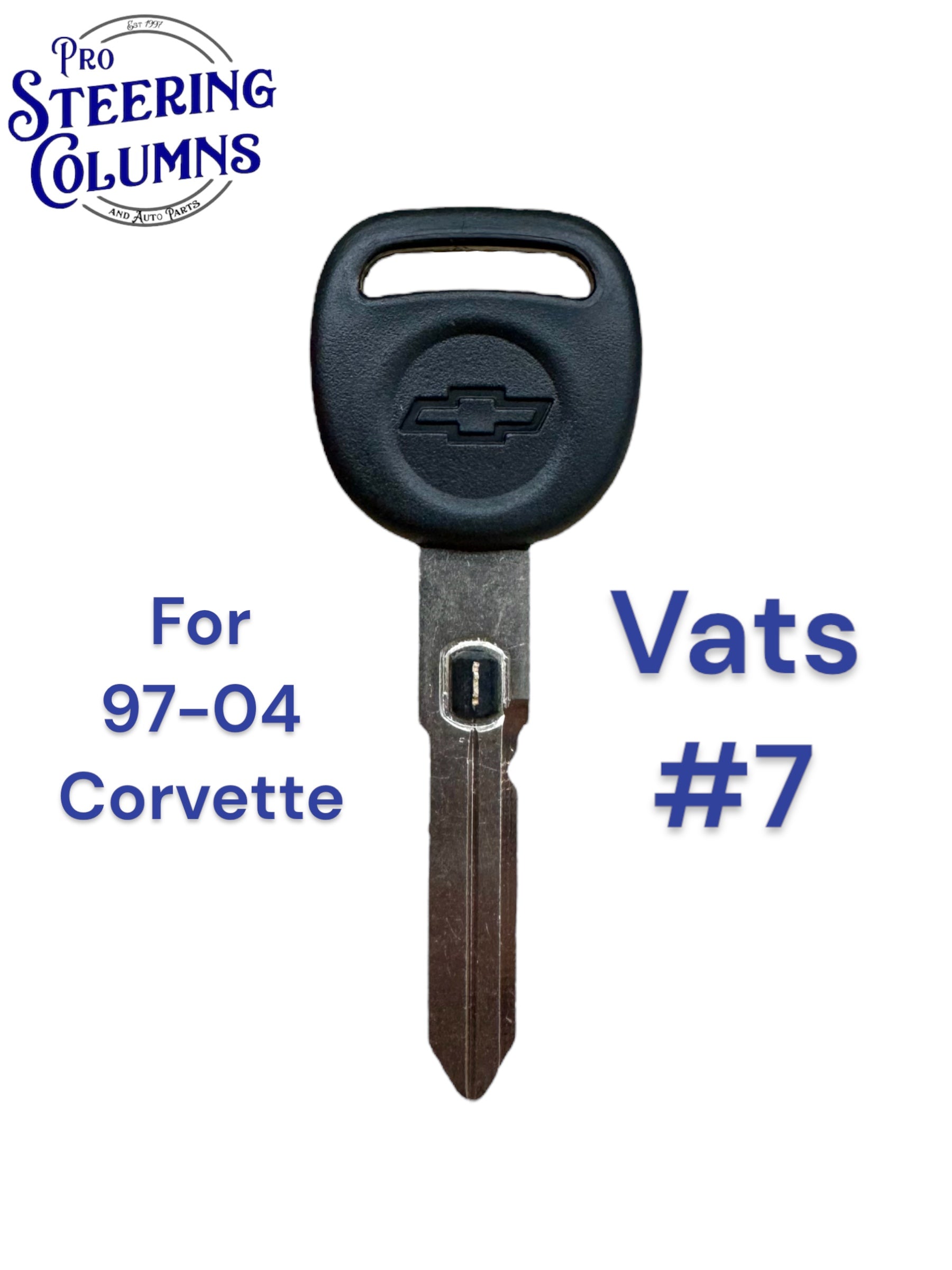 1997-2004 Corvette Double Sided Vats Key #7 Ohms-1.870k – Pro Steering ...