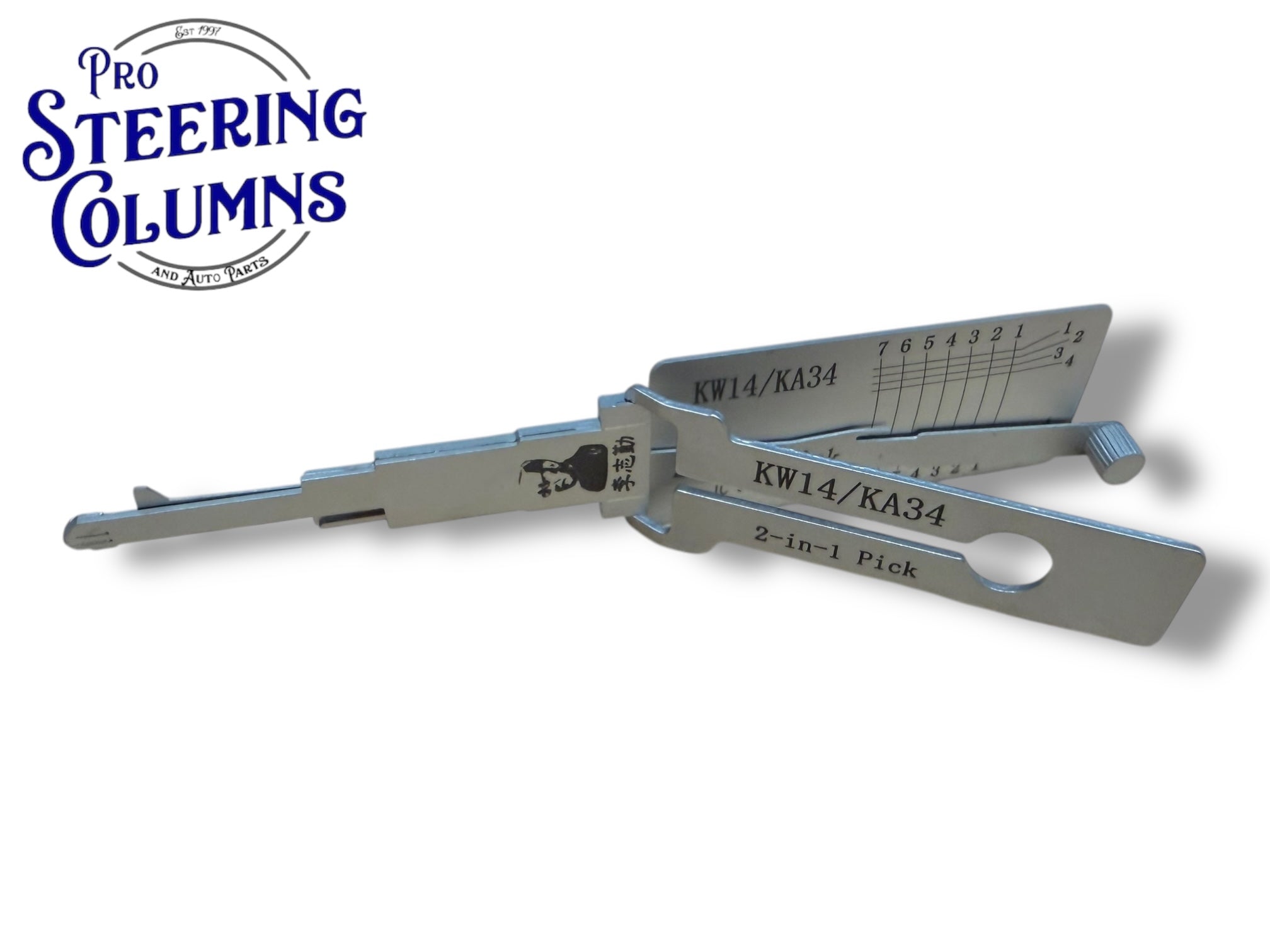 Original Lishi Kawasaki Kwikset KW14 / KA34 2-In-1 Pick & Decoder New