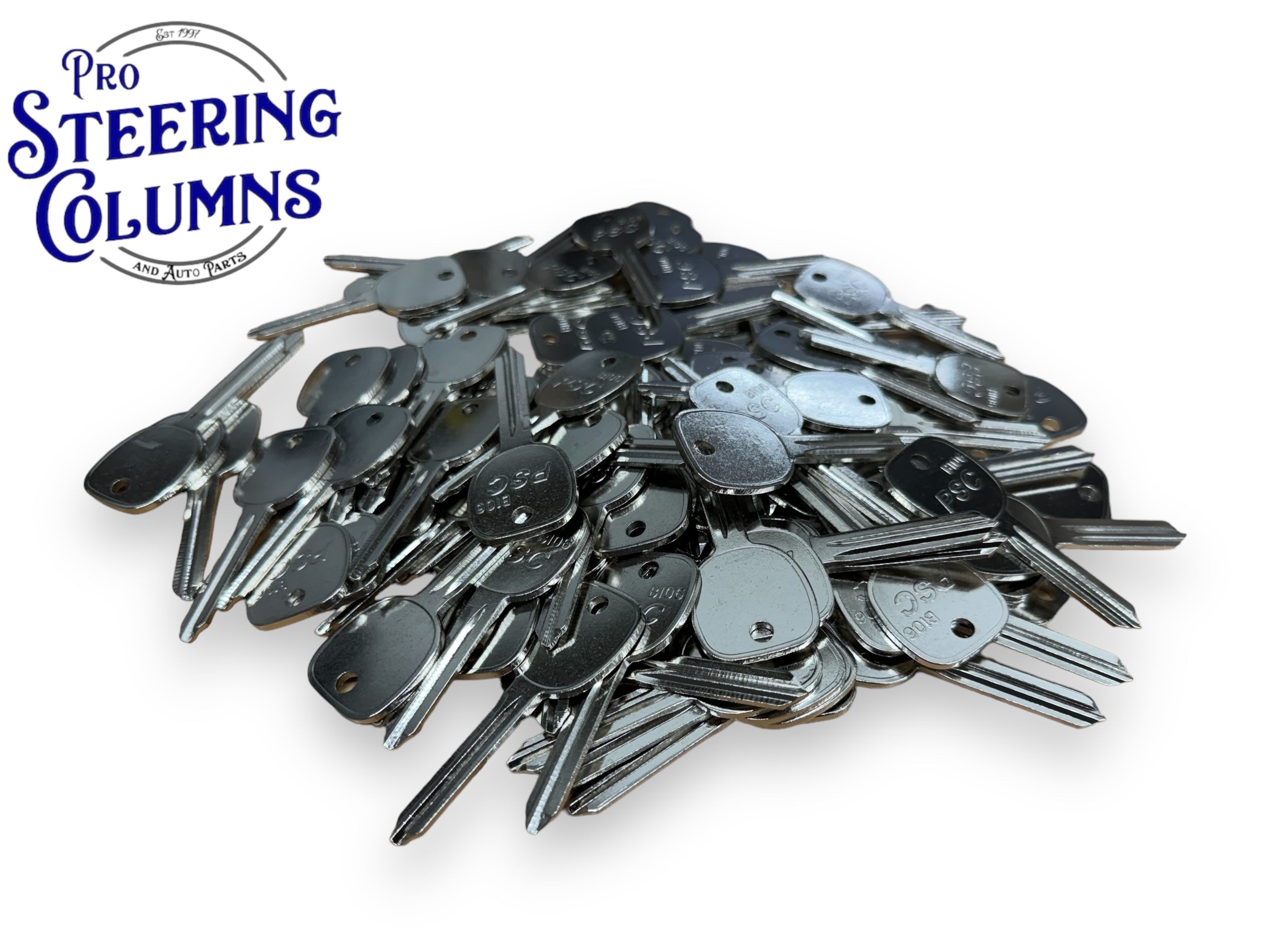 B106 / P1115 GM Metal Key Blank (Aftermarket) (100 Pack)
