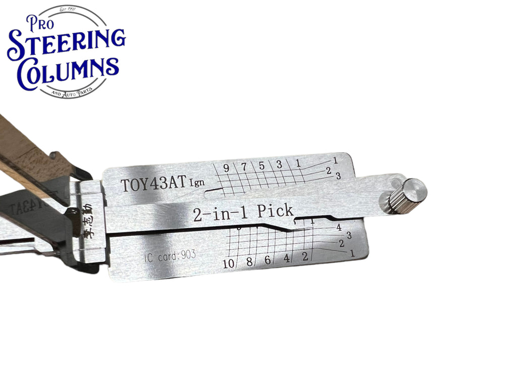 Original Lishi 2 in 1 Toyota TOY43AT IGN 10-Cut Pick & Decoder Genuine