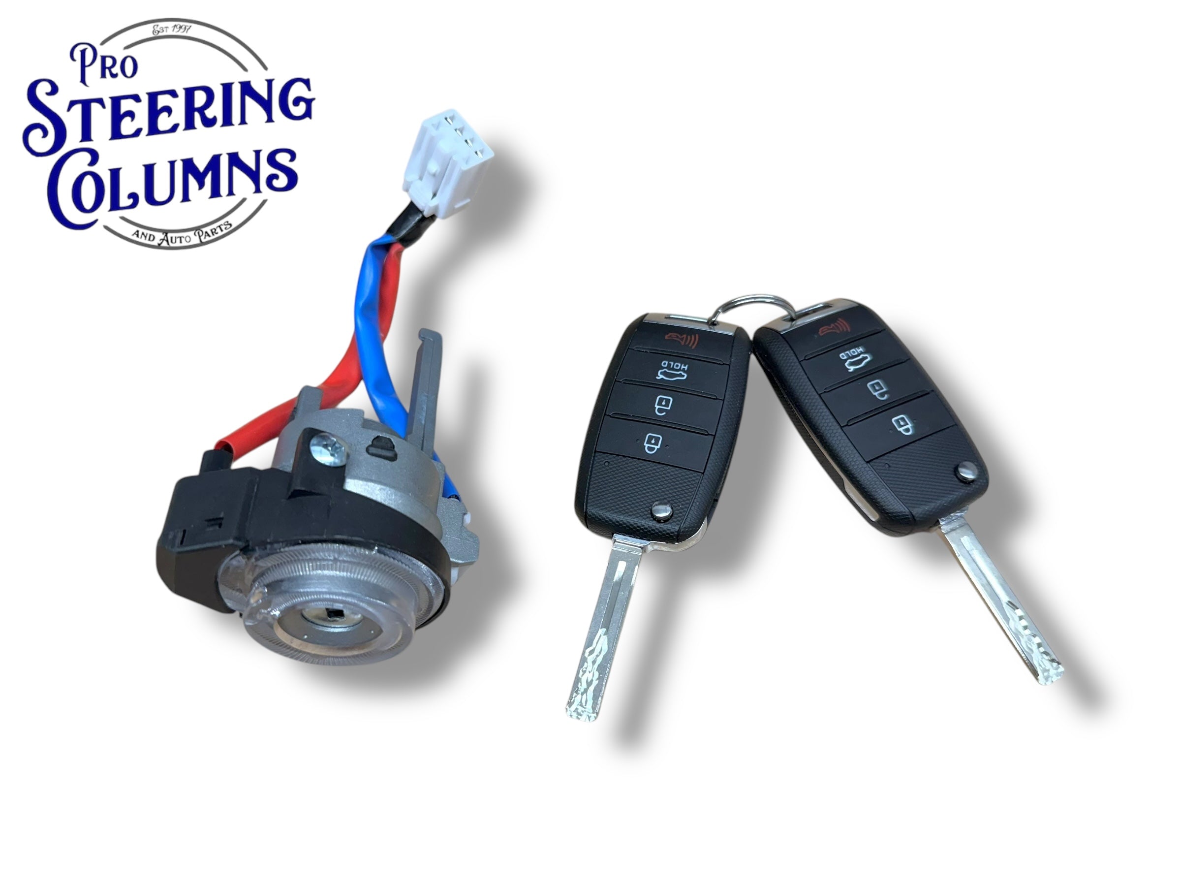 14-17 Kia Rio Ignition Lock Cylinder With 2 Remote Keys New 81900-1WK0 ...