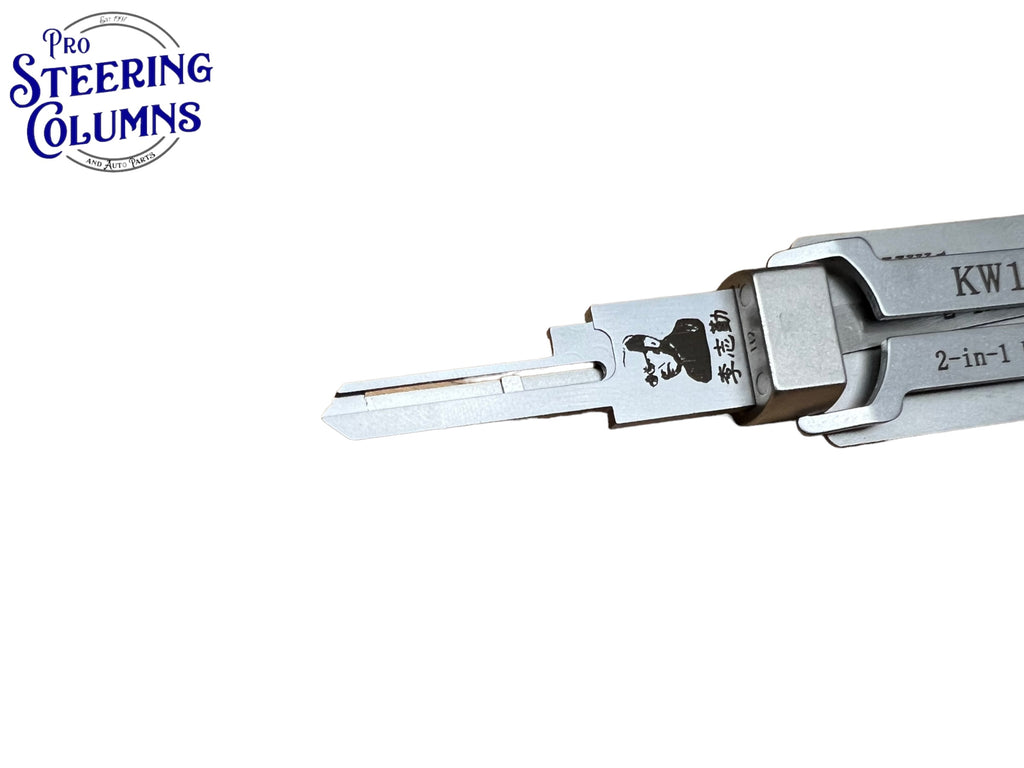 Original Lishi 2 in 1 KW1 Kwikset 5-Pin Pick & Decoder Anti Glare Genu
