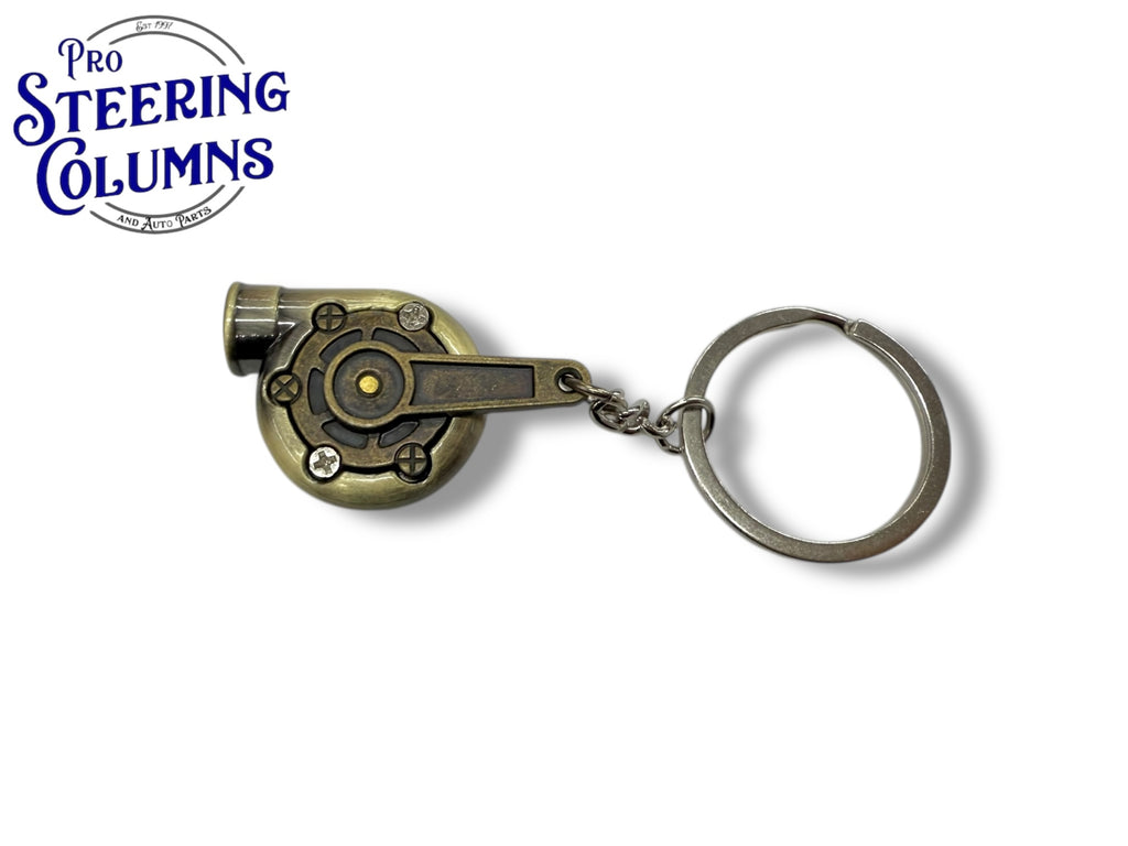 Turbo Key Chain - Brushed Gold