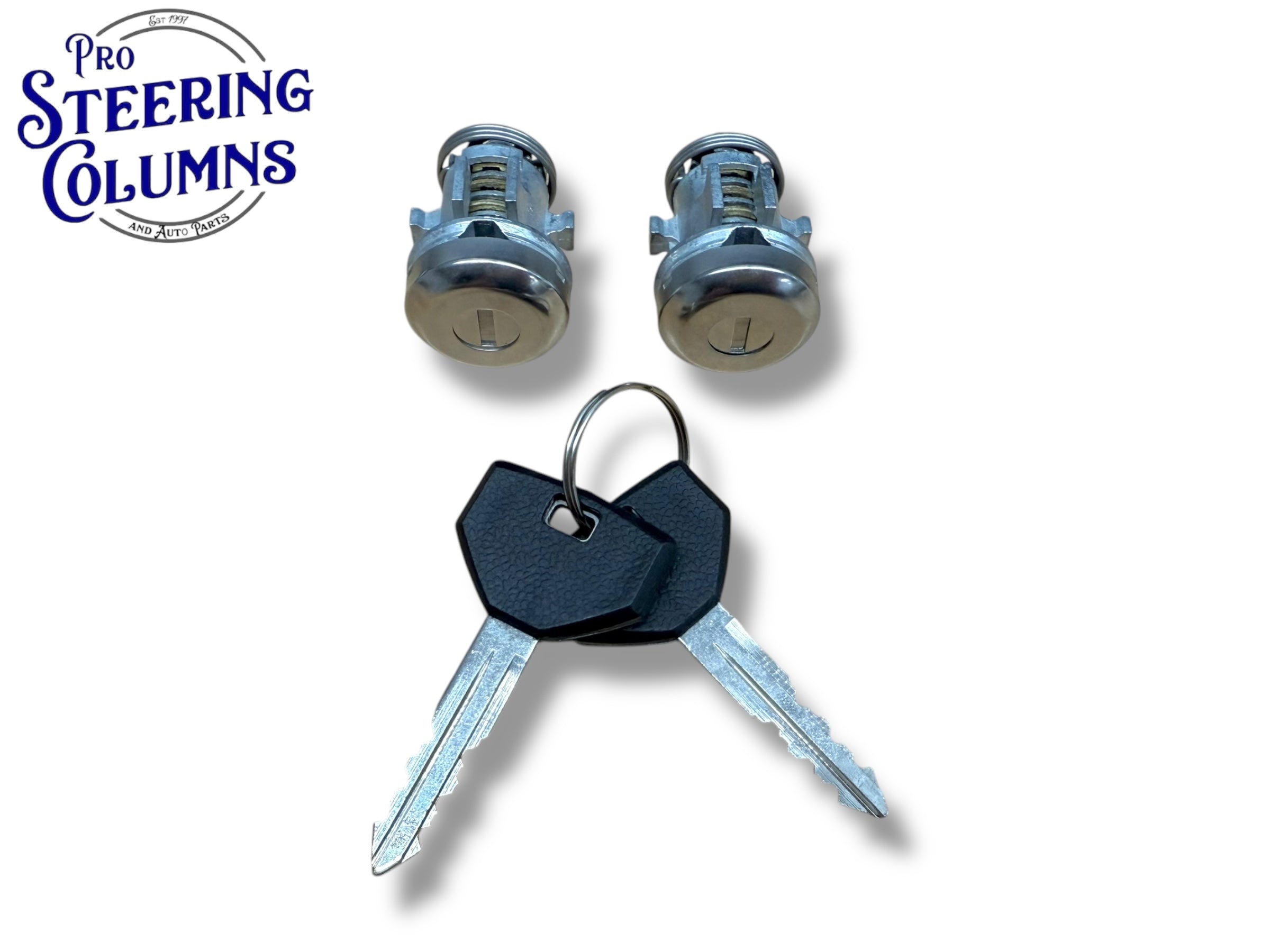 93-03 Chrysler Dodge Plymouth Exterior Door Lock Cylinder Set 2 Keys N