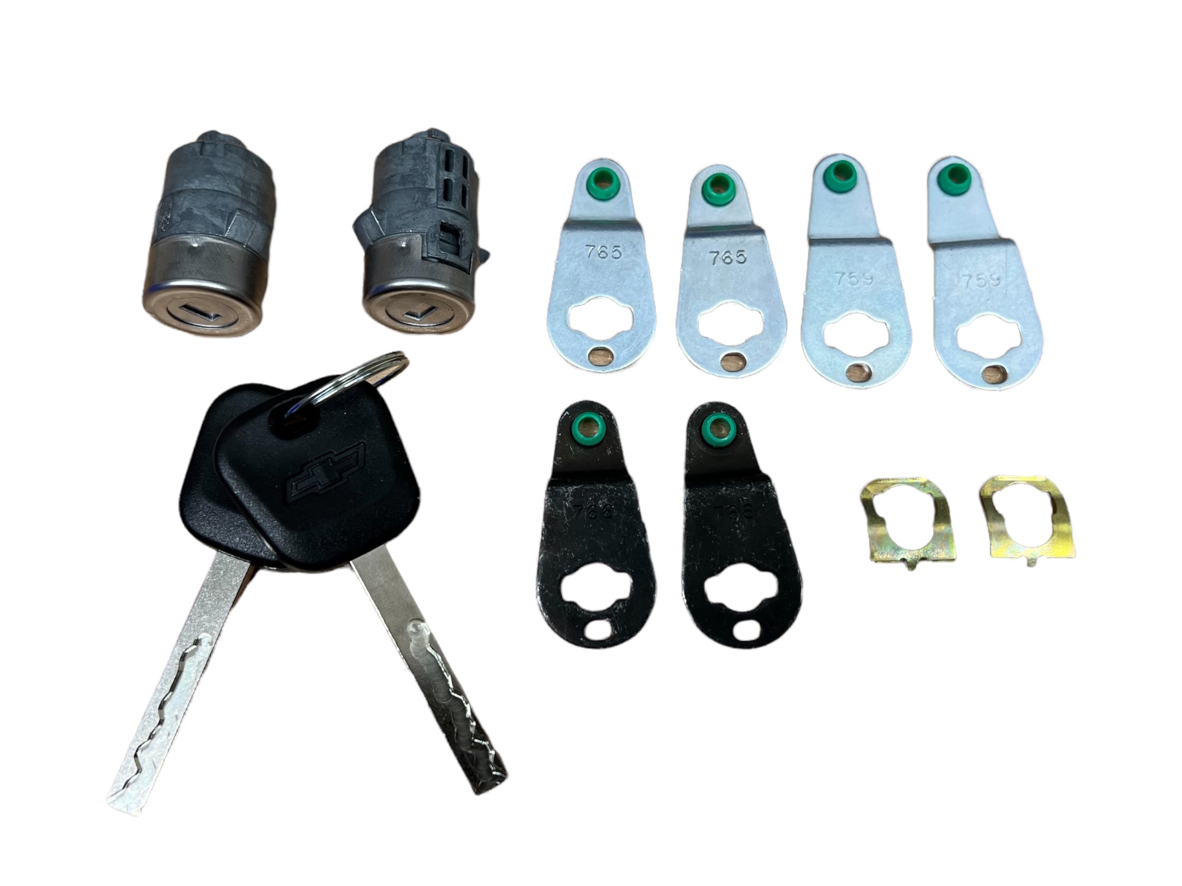 2015-2022 GM Express Savannah Door Lock Cylinder Pair Set 2 Keys OEM N